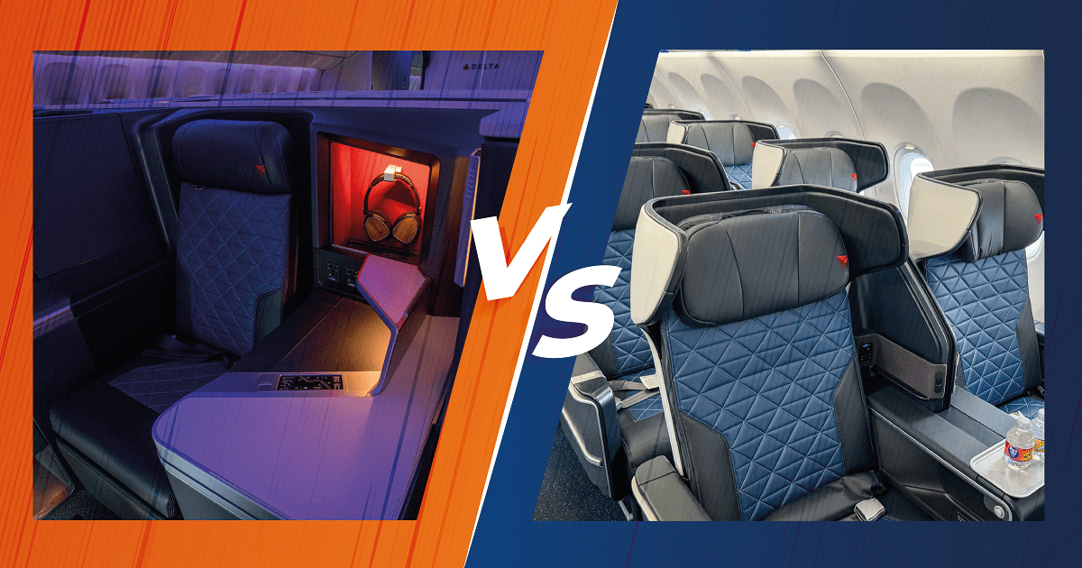 Delta Airlines First Class International vs. Domestic